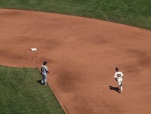 Baseball - Rounding Third, Heading For Home! Editorial Photography ...