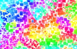 Rainbow of colorful boxes stock illustration. Image of colours - 23562803