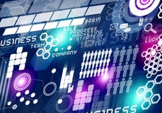 Digital Media Background Concept Glowing Stock Photo - Image: 12884840