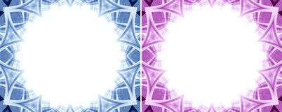 Abstract Techno Circular Frame Border Isolated Stock Photos - Image ...