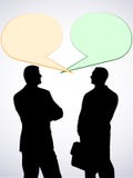 The Dialogue Between Two People Royalty Free Stock Image - Image: 25325446