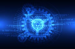 Abstract Engineering Future Technology Background Stock Vector ...