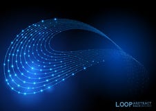 Abstract Futuristic Digital Technology Background. Illustration Vector ...