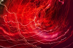 Hot Red Lightning, Stock Illustration - Image: 48308112
