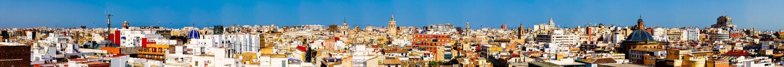 Panoramic View - Valencia Stock Images - Image: 16124354