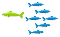 Against The Stream - Opposite Concept Stock Photo - Image of goldfish ...