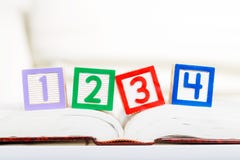 Number 1234 Step Ladder To Success With Flat Design Layout Stock Vector ...