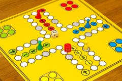 Ludo board game stock vector. Illustration of compete - 63595665