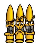 Angry Funny Bullet Stock Vector - Image: 64845577