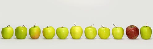 Row Of Apples Stock Photography - Image: 13655102