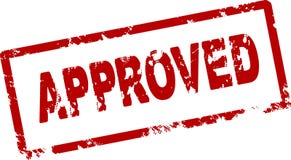 Approved Stamp Royalty Free Stock Images - Image: 17423629