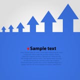 Blue grafic up stock illustration. Illustration of sign - 21402720