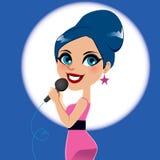 Pop Star Singer Cartoon Stock Photos, Images, & Pictures - 263 Images