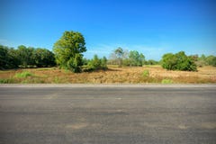 Asphalt road and a city stock image. Image of district - 35761437