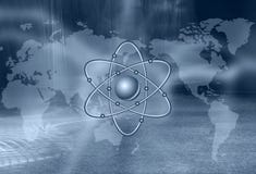 Nuclear War - Atom Bombs Falling On The Doomed Cit Stock Images - Image ...