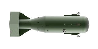 Nuclear Explosion White Background