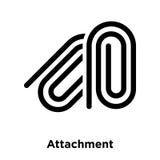 E-mail Attachment Icon Or Symbol Stock Illustration - Illustration of ...