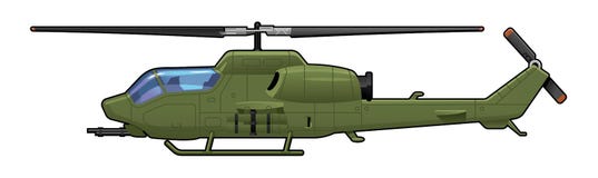 Attack Helicopter Side View Isolated Stock Photo - Image: 39540284