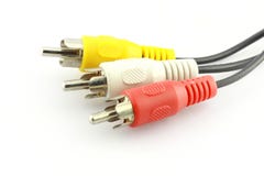 Audio Video Input Jacks Stock Photo - Image: 3971990