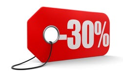 Gold 3d 30 Prozent-Rabatt-Zeichen Stockfoto - Bild von prämie, angebot ...