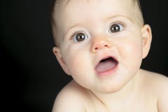 Face Hands Concept. Realty Manipulation Illusion. Black Background ...