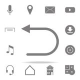 Go Back Arrow stock vector. Illustration of dynamic, information - 6164288