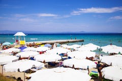 Beach Within The Thermal Springs Kallithea.Rhodes Editorial Photo ...