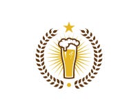 Beer Logo Design Element Stock Vector - Image: 59160053