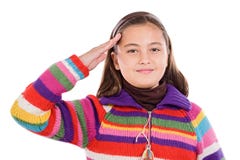 Child Salute Stock Photos - Download 477 Images