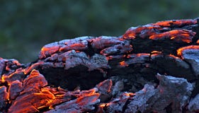 Smoldering Fire Stock Image - Image: 27123281