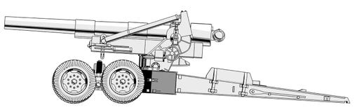 British Artillery From WW2 Royalty Free Stock Photography - Image: 4796467