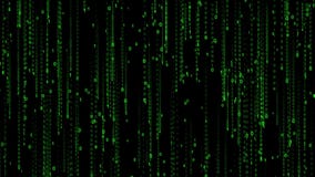 Matrix Binary Rain stock video footage. Illustration of loop - 35367971