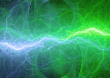 Grön och blå blixt stock illustrationer. Illustration av blixt - 94906336