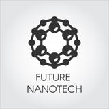 Nanotech logo design stock illustration. Illustration of color - 34737503