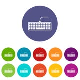 Computer Icon Set (black And White Colors) Royalty Free Stock Photos ...