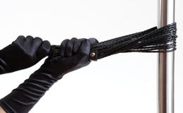 Hands with leather whip stock image. Image of sadomasochist - 13569739