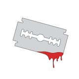 Razor Blade with Blood stock image. Image of edged, blood - 28595153