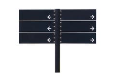 Blank direction signpost stock photo. Image of instruct - 11995468