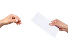 Woman Handing Over Paperwork Stock Photo - Image of handing, financial ...