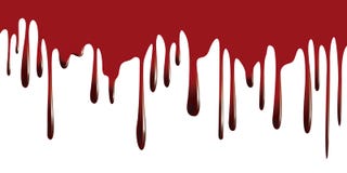 Blood Trail Splatter On The Transparent Background Illustration ...