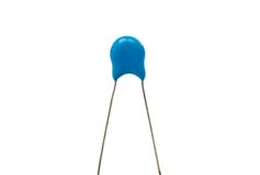 Electrolytic Capacitor Blue Stock Image - Image: 24856533