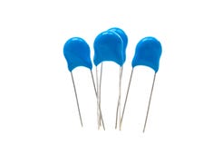 Electrolytic Capacitor Blue Stock Photos - Image: 24856533