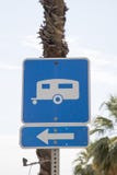 RV Parking Sign stock photo. Image of green, sign, park - 67760762