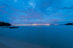 Blue Hour Sea Landscape Royalty Free Stock Image - Image: 31549366
