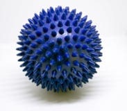 Blue Spiky Ball stock illustration. Illustration of ball - 13123245