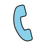 Blue telephone cartoon stock vector. Illustration of antique - 22742801