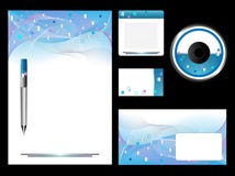 Blue Stationery Set Stock Images - Image: 26315664