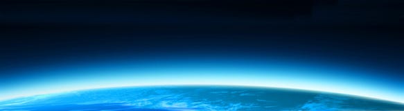 Horizon and world banner stock illustration. Illustration of horizontal ...