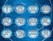 Zodiac Blue stock photo. Image of libra, esoteric, concept - 3086268