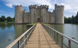 Bodiam Castle stock photo. Image of medieval, tourism - 14686472
